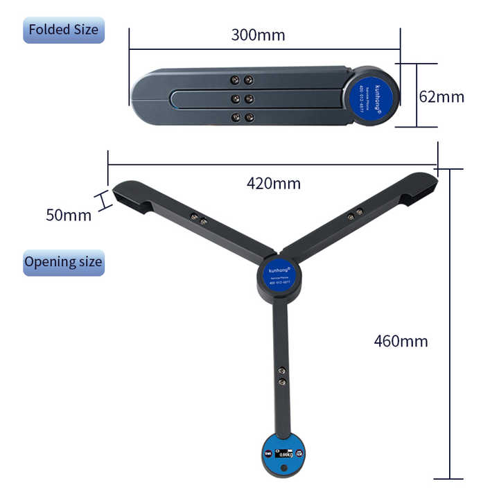HTW-B8 Portable Bluetooth Triangle Scale - 75kg Capacity