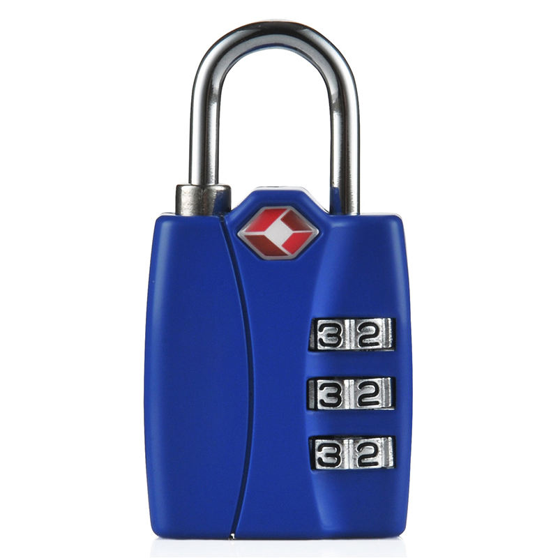 Custom Logo TSA Approved Luggage Lock with Open Indicator Zinc Alloy 3 ...