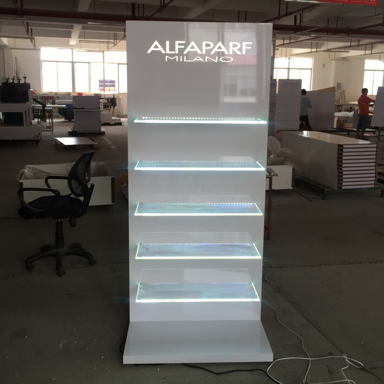 Custom Salon Shelves - Modern Display Storage For Beauty Spaces