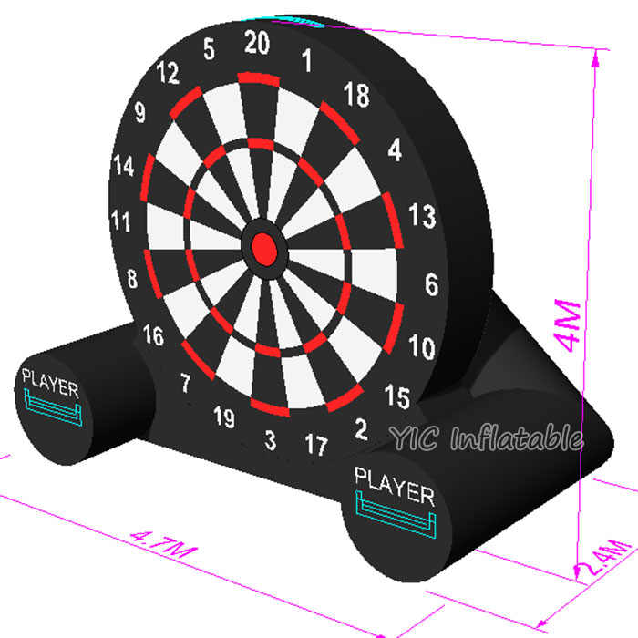 Customized Inflatable Dart Game Football Kick Target Shooting ...
