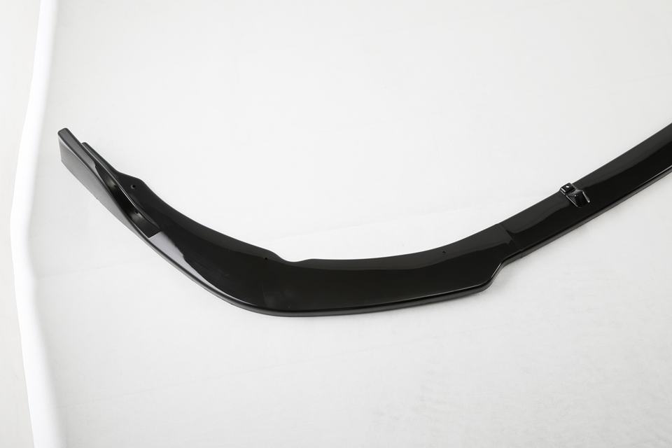 High Quality Cars Vehicle Body Kit Gloss Black Plastic Front Bumper Lip ...