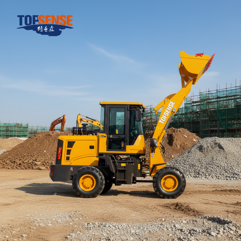 1.2Ton Loader Construction Works Application Agriculture Loaders Four ...