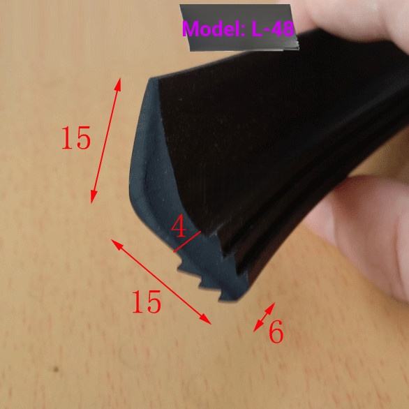 EPDM L-Type Rubber Trim for Sharp Corners Sealing Strip-Safety Edge ...