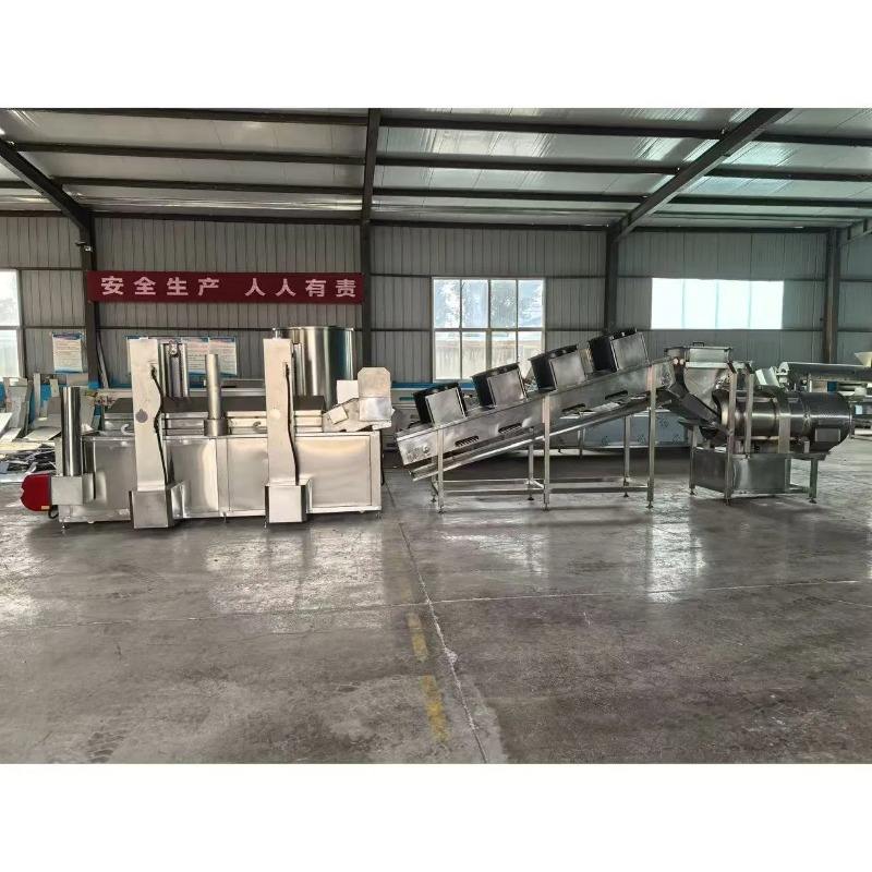 Industrial Potato Chipping Machine Frozen French Fries Production Line ...
