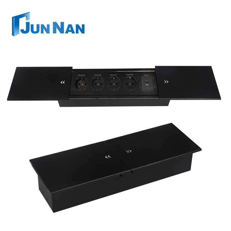 Factory Hidden Mounted Industrial Power Socket EU Plug Tabletop ...