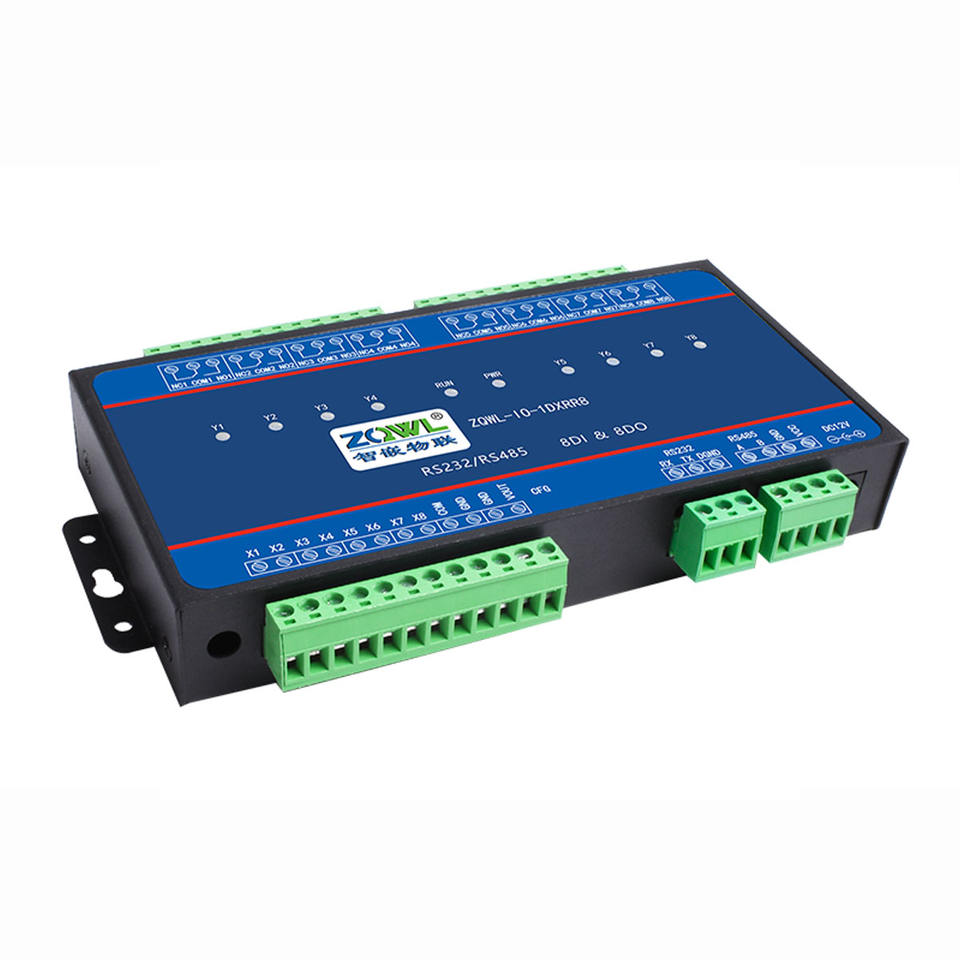 8 Channel Relay Module RS485 ModBus TCP IP Controller for Hotel Room ...