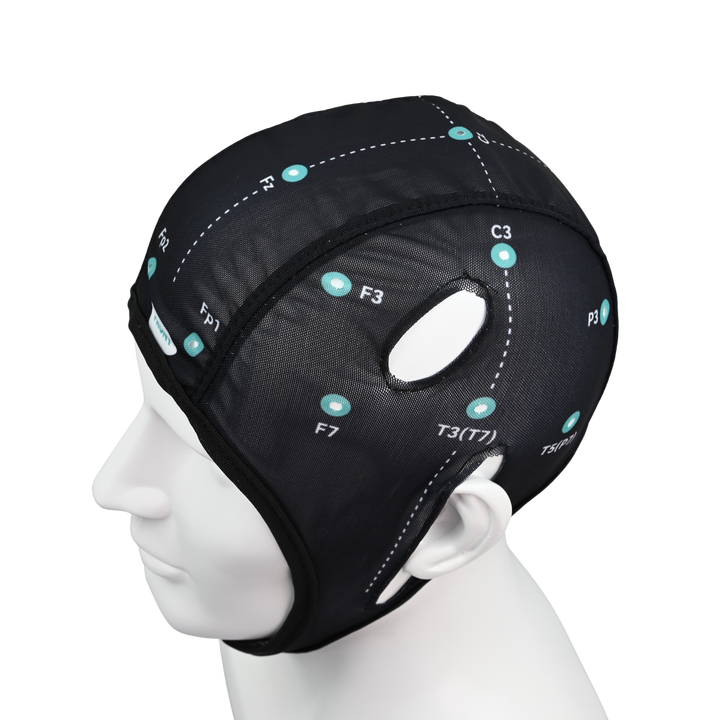 EEG Cap Kit 10 20 System Electrode Placement 19 Channel Neurofeedback ...