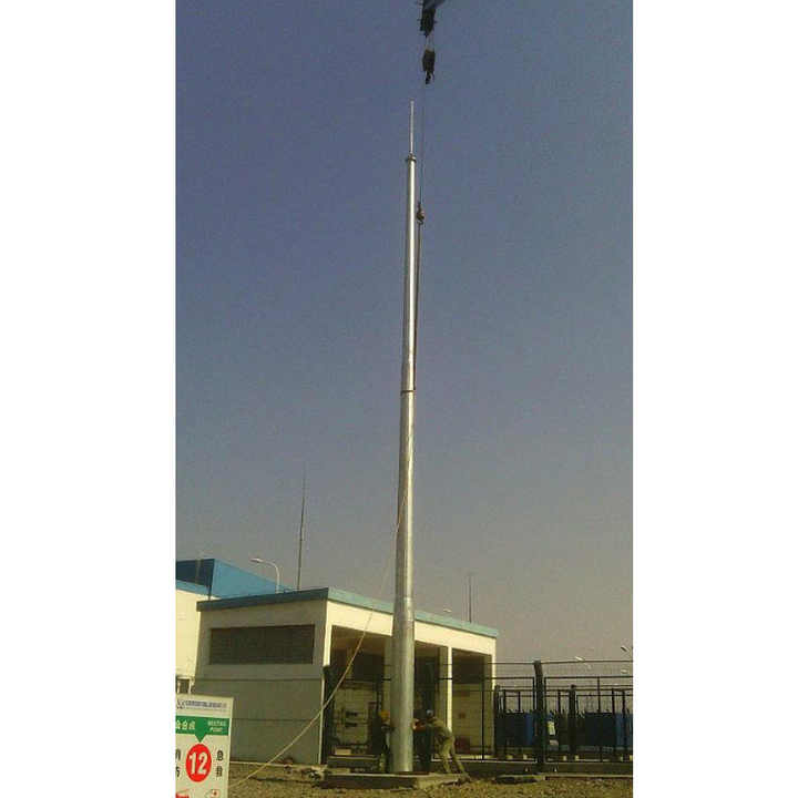 Steel Lightning Rod Telecommunication Tower Lattice Tubular Design with ...