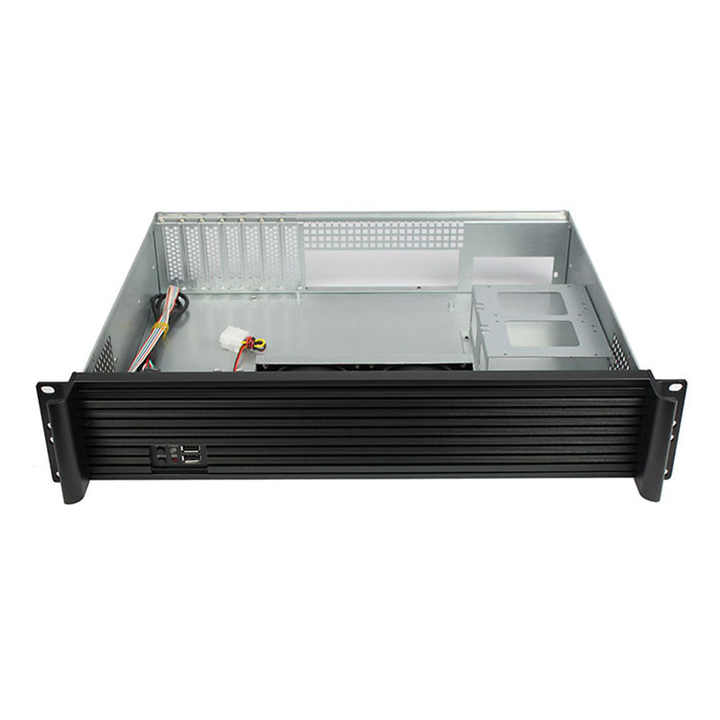 Aluminum Short 2U Rackmount Server Chassis for ATX Board