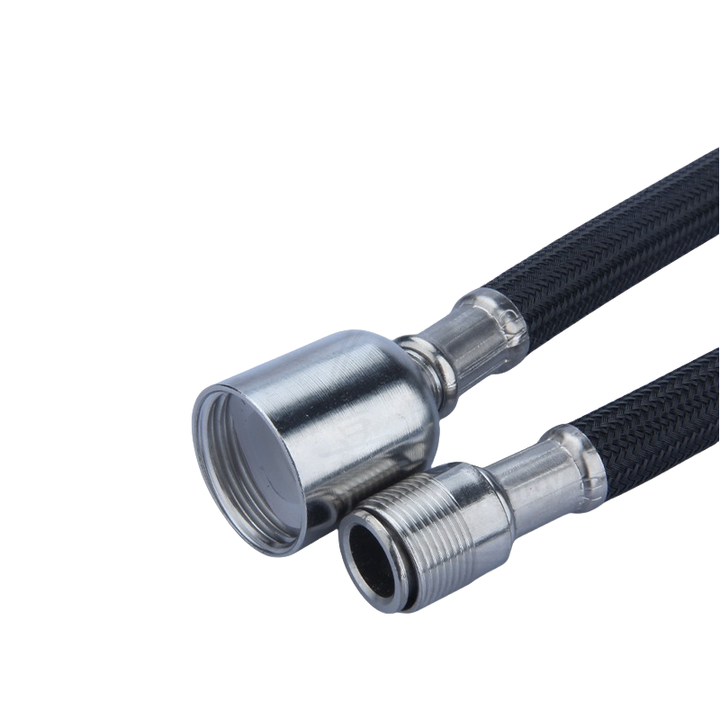 Hot Sale Thickened Black Nylon Knitted Flexible Kitchen Hose PVC Inner ...