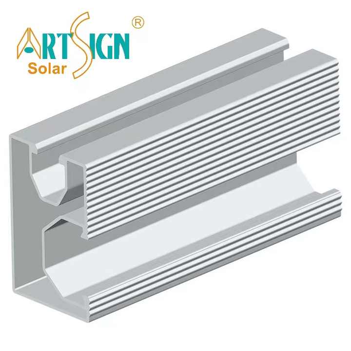 ART SIGN Factory Price SR02 Aluminum Solar Panel Mounting Rail ...