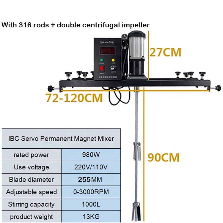 IBC Tank Mixer Agitator - High Performance Mixing Solution