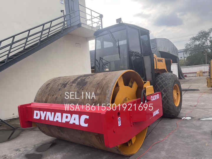 original japan used Double Drum Roller CA301D Dynapac 10-Ton Road ...