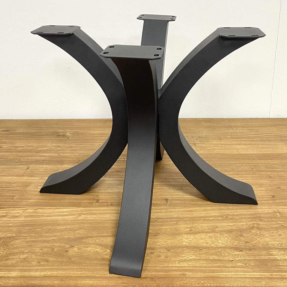 Table Legs Black Industrial Modern Restaurant Cast Iron Steel Bench ...