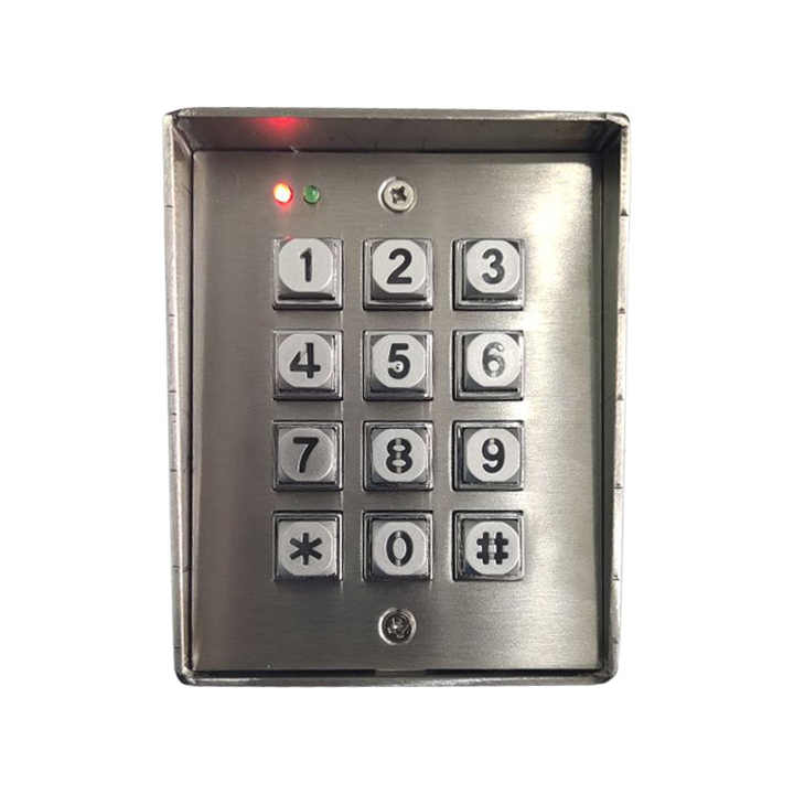 3x4 12 Button Keypad/ip65 Metal Keyboard for Access Control