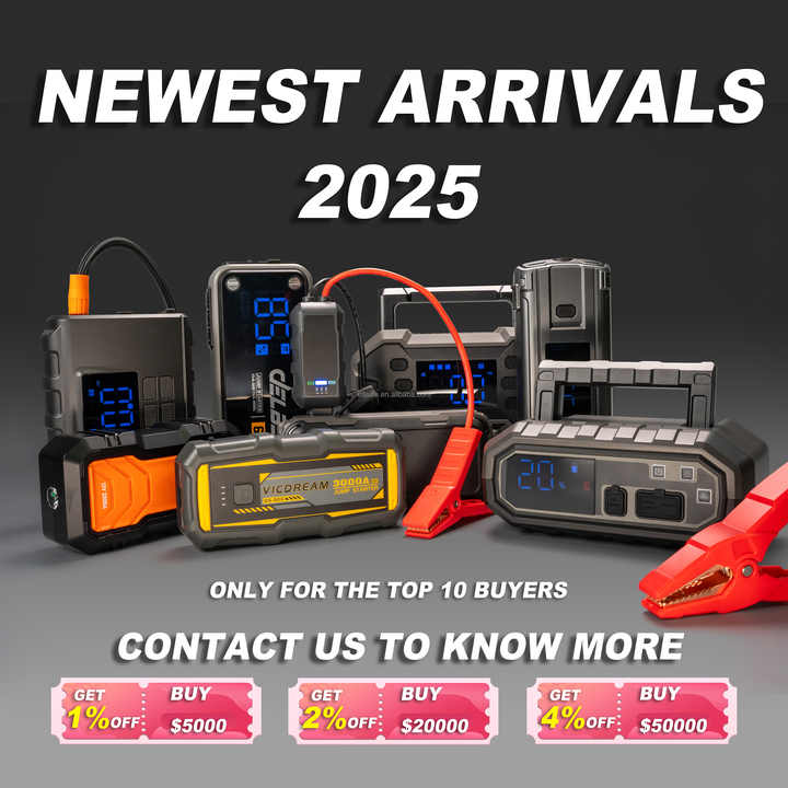 New Arrivals Portable Car Jump Starter Lithium Battery Booster Pack ...