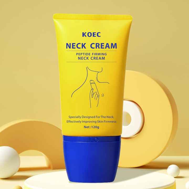 KOEC Mineral Neck Peptide Firming Cream with Roller Hydrating ...
