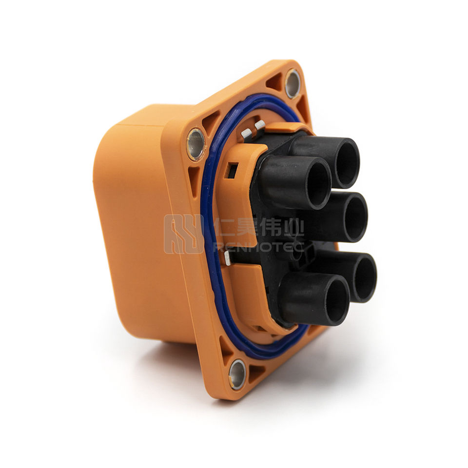 HV Connector 6 Pin High Voltage Interlock Connector Socket 40A 6mm² ...