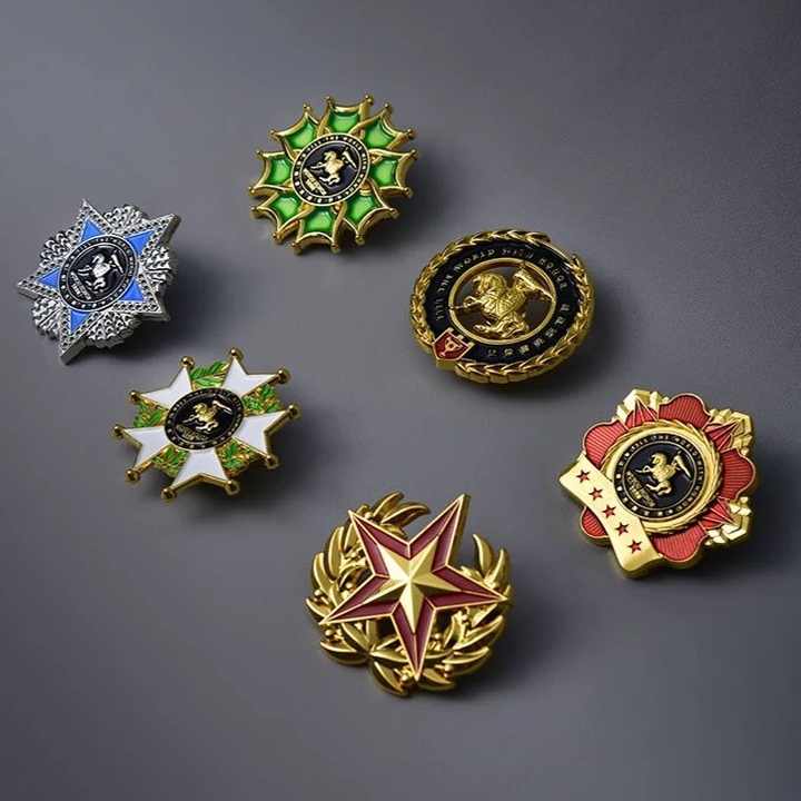 Custom Enamel Lapel Pins Logo Metal Pin Corporate School Feats Honor ...