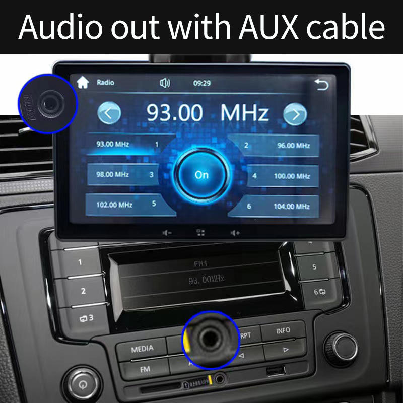 Universal Portable Wireless 7 Inch Touch Screen Car Radio Carplay