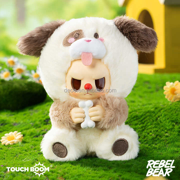 Miniso Rebel Bear Frozen Animal Series PVC Plush Gift Toys Blind Box ...