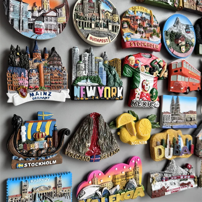 Add Personality to Your Space with Unique polyresin fridge magnets ...