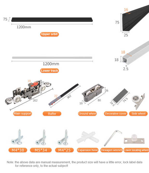 Hidden Track Design Sliding Door Buffer Damper System