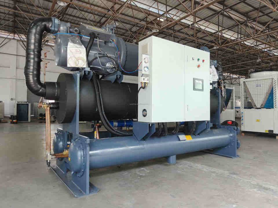 Noxin Factory Double Compressors Screw Type Commercial Refrigerated ...