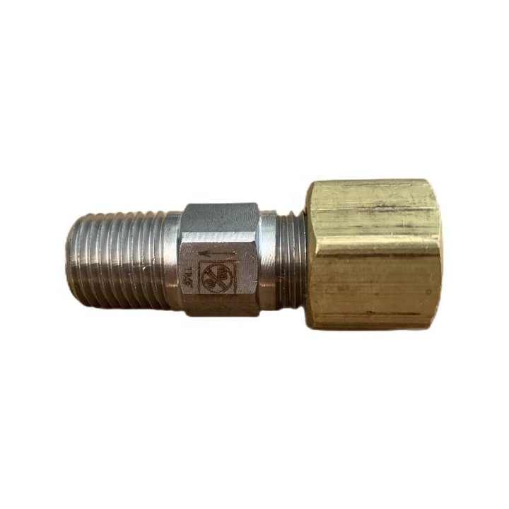 M/D TOTCO Stainless Steel High-Pressure Double Ferrule Brass Check ...