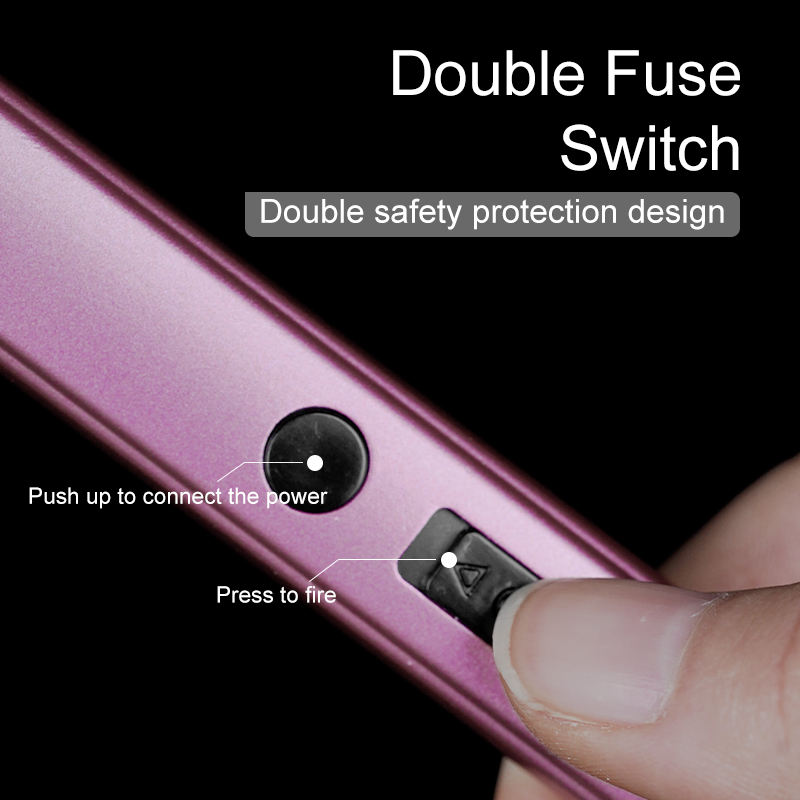 Wholesale Custom Logo Windproof Flameless Electric Candle Lighter