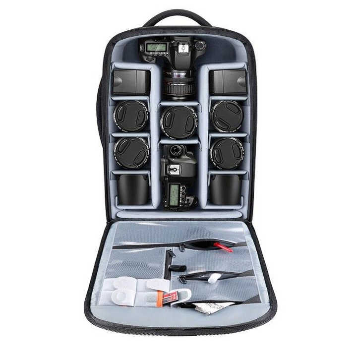 2-in-1 Convertible Waterproof Soft Wheeled Luggage - DSLR Bag Camera ...