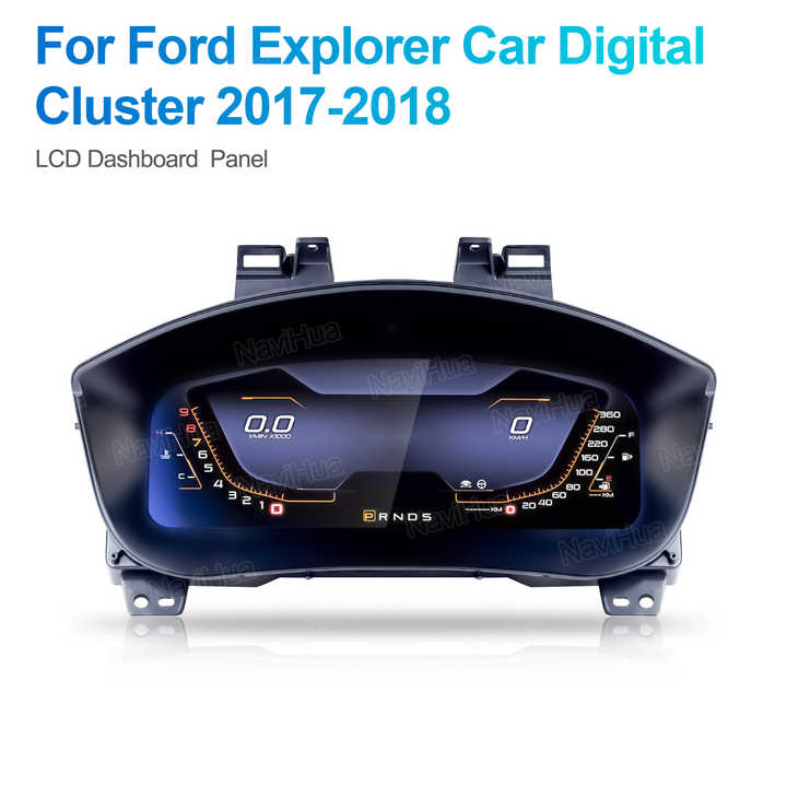 Navihua LCD Dashboard For Ford Explorer 2017-2018 Virtual Cockpit ...