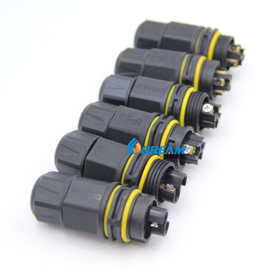 IP68 M20 Quick Installation Cable Fixing Seal Connector Box 3 PIN ...