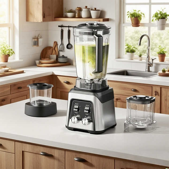 Quiet Commercial Blender With Sound Reducing Enclosure and Self ...