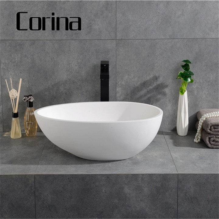 Durable Hand Wash Basins - Corina Solid Surface Sinks