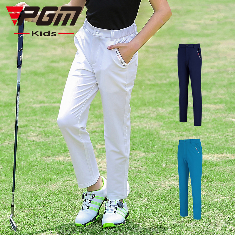 PGM KIDS KUZ120 boys golf pants polyester colour warm golf jogger pants ...