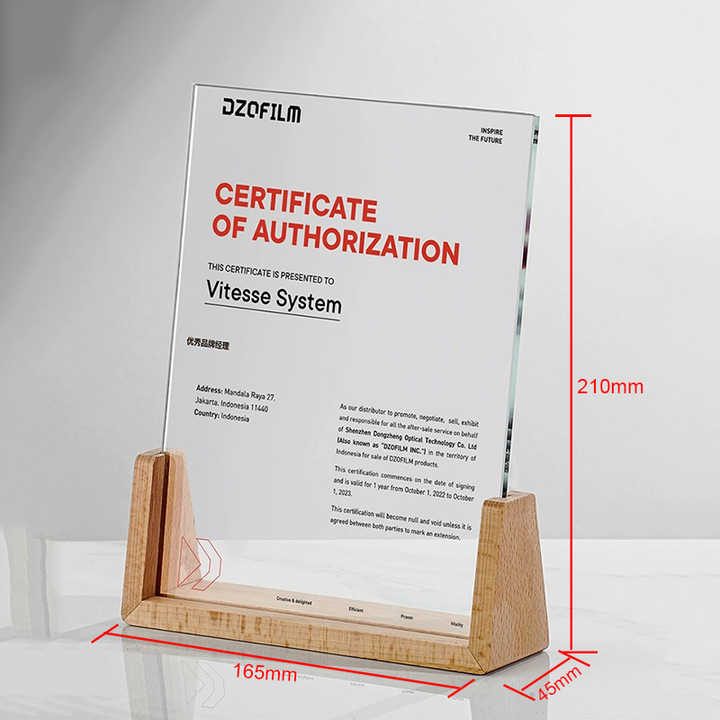 Simple Clear Glass Trophies Medals Plaques Crystal Award