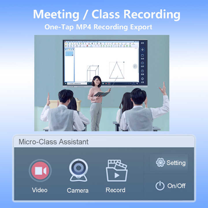 Android Smart Board Display with 48MP Camera Touch All-In-One 4K ...