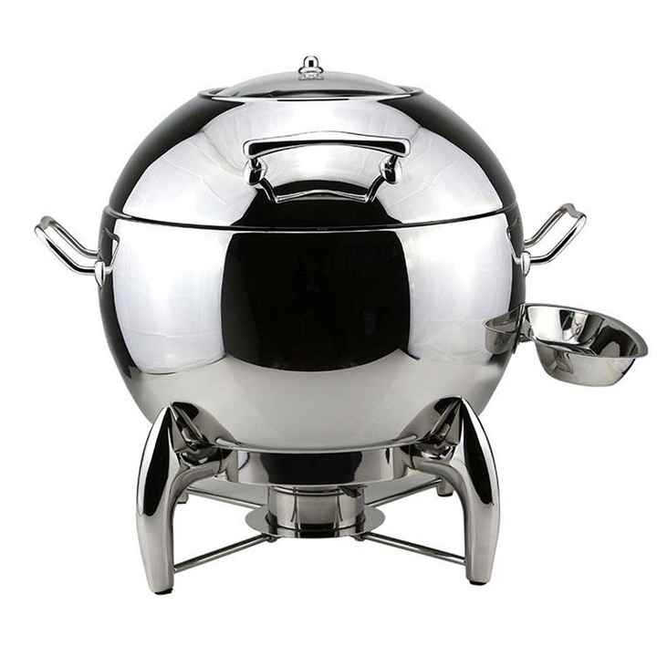 STAINLESS STEEL SOUP TUREEN CHAFING DISH BUFFET SOUP STATION WARMER ...
