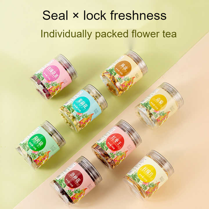 Tian Bai Tea Small Can Gift Box New Year Corporate Welfare Flower Tea ...