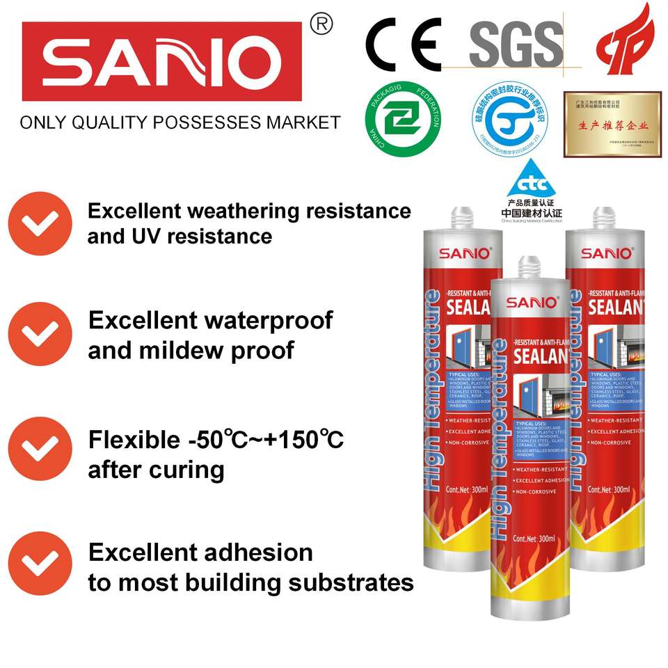 SANVO Silicone Sealant for Heating element Industrial Silicone Sealant ...