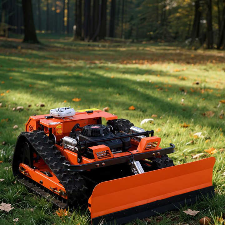 China Design Engine Tracked Cutting Machine electric Lawn Robot zero ...
