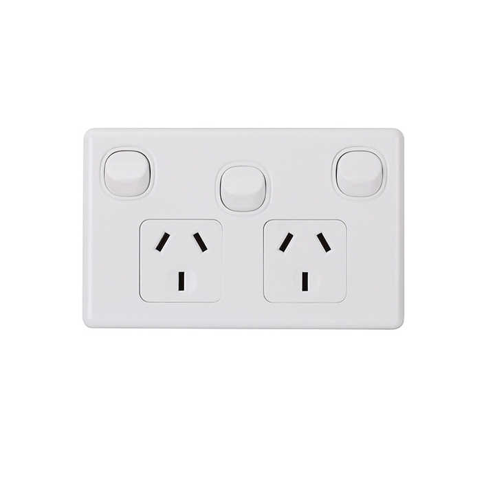 SAA Electrical Double Switch Sockets With Extra Switch| Alibaba.com