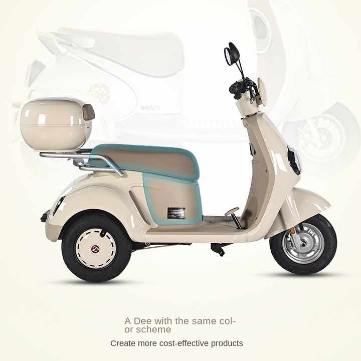Stylish Open-Body Electric Tricycle for Household Use All-Around ...