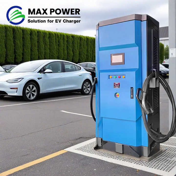 OEM ODM IP54 Commercial OCPP Dual Gun 120KW CCS2 Electric Car Fast Charger Station EV DC ...