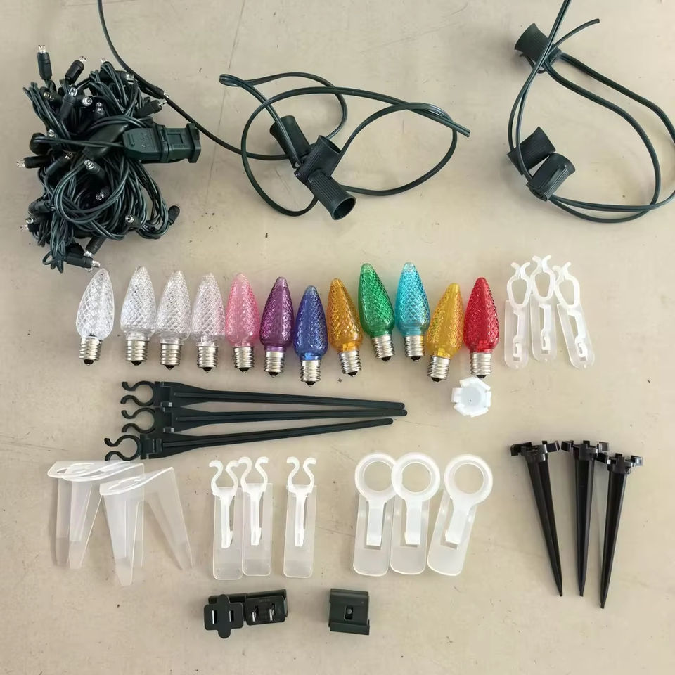 Outdoor Christmas Holiday Decoration E12 E17 SMD Led Bulbs String Spool ...