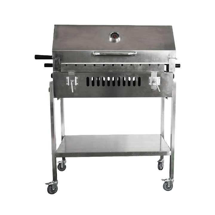 Cypriot Rotisserie BBQ Grill Barbecue Machine - Stainless Steel