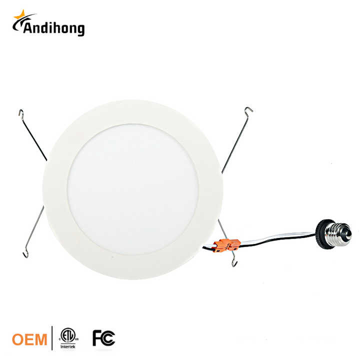 Smooth 6 Inch Dimmable Recessed Can Lights TP24 E26 Connectors Retrofit ...