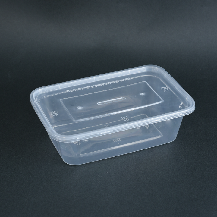 Good Price PP Plastic Food Container Rectangular Clear Disposable Take ...