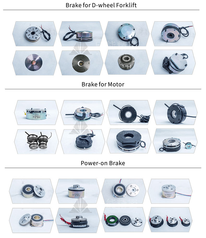 24V DC Electromagnetic Brake Industrial Magnetic Brake With Friction ...
